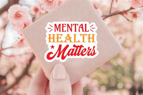 Mental Health Matters Svg Stickers Afbeelding Door SVG Zone Creative