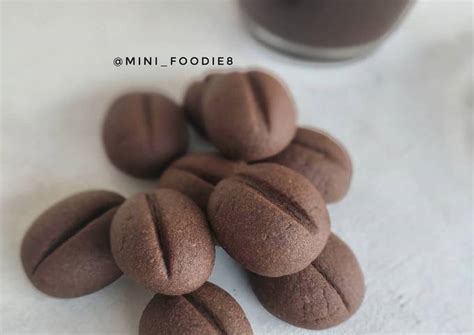 Simple Coffee Bean Cookies Kukis Biji Kopi