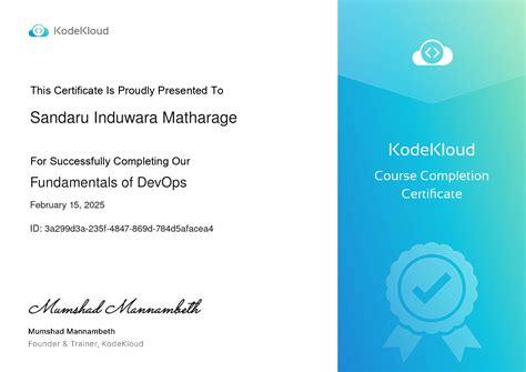 Fundamentals Of Devops Certificate Kodekloud Fundamentals Of Devops Certificate Kodekloud