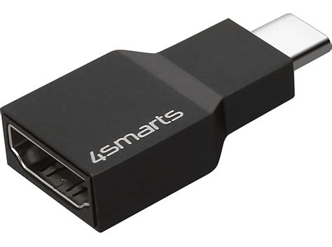 4smarts Usb C Hdmi Adapter Videoadapter Schwarz Mediamarkt