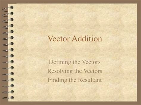 PPT Vector Addition PowerPoint Presentation Free Download ID
