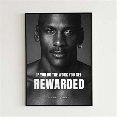 Michael Jordan Poster Chicago Bulls Poster Nba Poster Sports Inspire