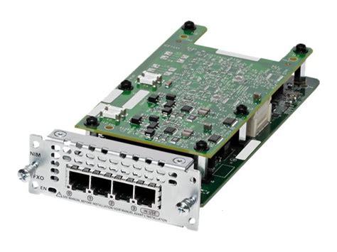 Cisco 4 PORT NETWORK Interface Module FXO UNIVERSAL