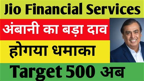 Jio Financial Services Latest News Jio Financial Services Share