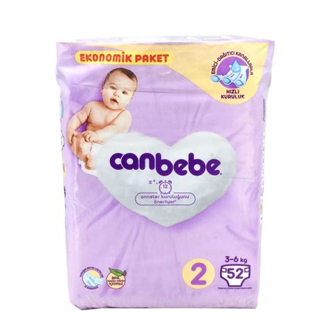 پوشک بچه جان به به سایز 2 بسته 52 عددی مدبیس