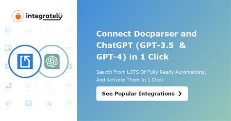 How To Integrate Docparser And Chatgpt Gpt 35 And Gpt 4 1 Click ️