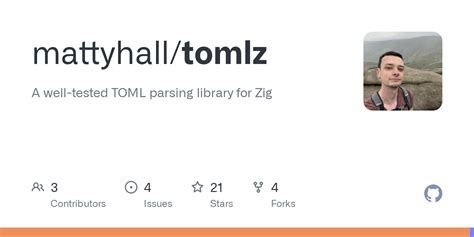 Github Mattyhalltomlz A Well Tested Toml Parsing Library For Zig