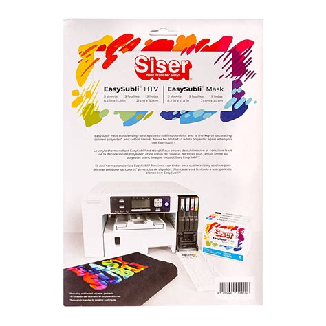 Siser Easysubli Htv Sheets A4 5 Pack Hobbycraft