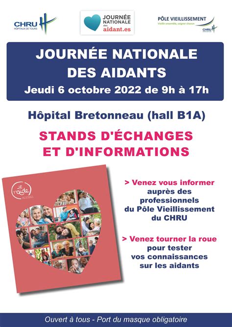 Agenda Journée nationale des Aidants le jeudi 6 octobre des stands d