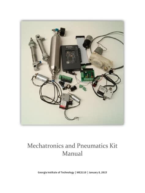 Ni Myrio Mechatronics And Pneumatics Kit Manual Pdf Electric Motor