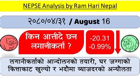 20800431 Nepse Daily Market Update Nepali Share Market News Ram