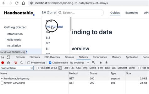 New Docs Cdn Wrong Hot Version · Issue 8250 · Handsontable