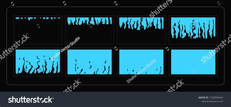 Liquid Animation Transition Effecttransitions Effect Sprite Stock Vector Royalty Free 1720090444