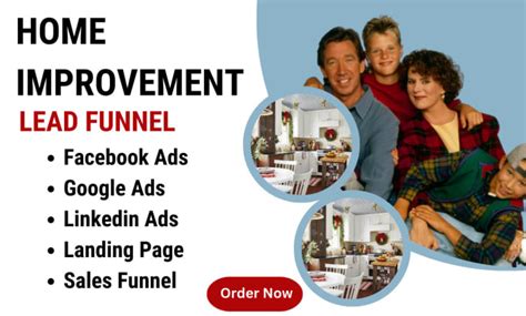 Home Remodeling Lead Generation Kitchen Improvement Landing Page By