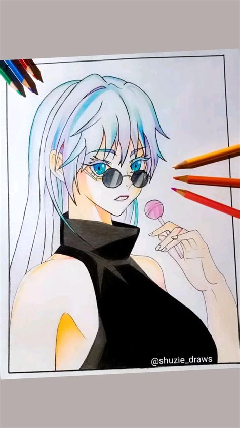 Female Gojo Fanart Anime Fan Art Art