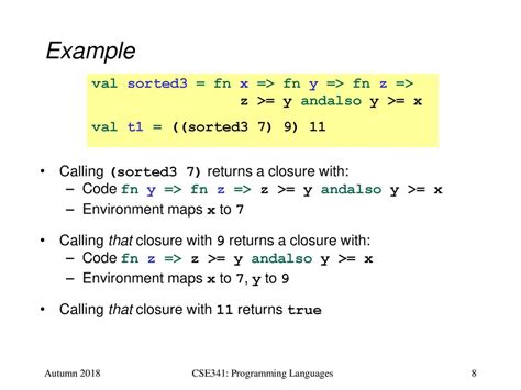 Cse Programming Languages Lecture Function Closure Idioms Ppt