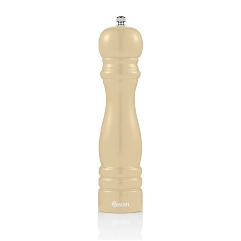Swan Retro Salt And Pepper Mills Cream Vintage Style Salt And Pepper Set
