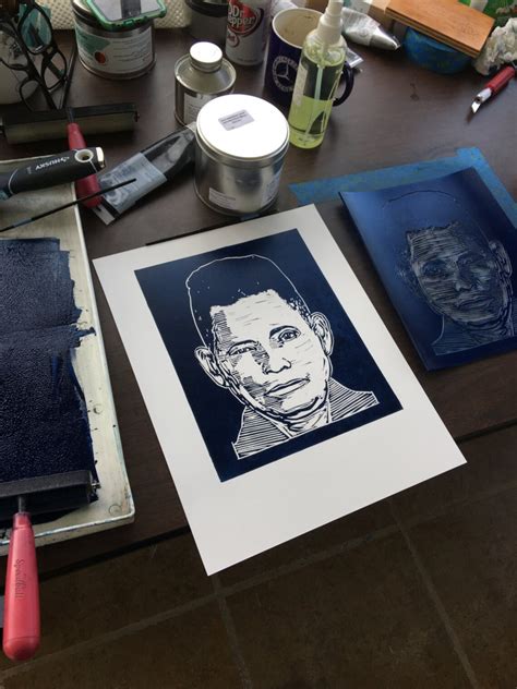 Tatsuo Shimabuku Lincut Portrait The Founder Of Isshinryu Etsy