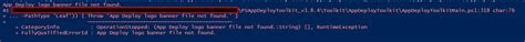 When Trying To Open Appdeploytoolkithelp Ps1 An Error Comes Up And It Doesnt Open · Issue