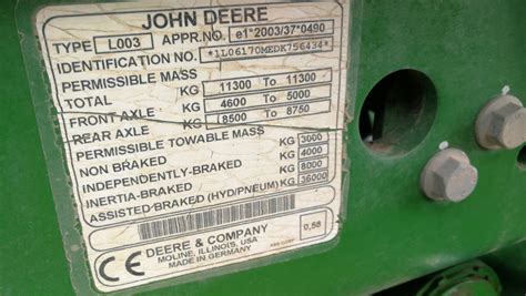 JOHN DEERE M Traktor Kaufen In Litauen Truck Deutschland