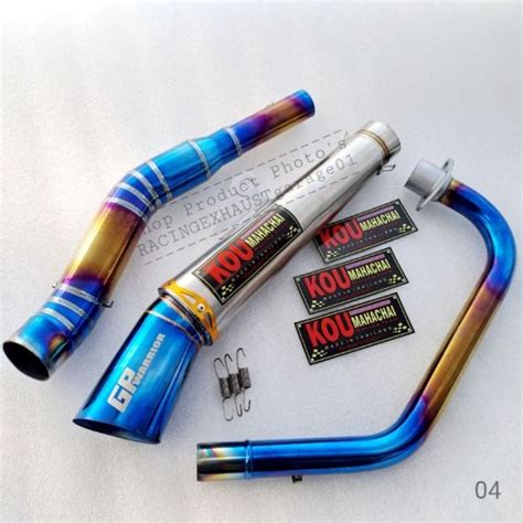 Kou Mahachai Conical Pipe Exhaust Open Spec Bajaj Ct Tmx RUSITC EURO Daeng Pipe