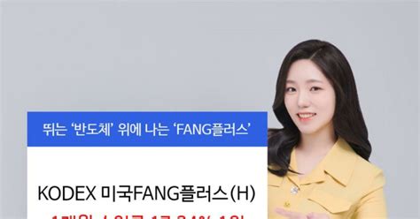 美 기술주 집중 투자 ‘kodex 미국fang플러스h 한 달 1734 수익
