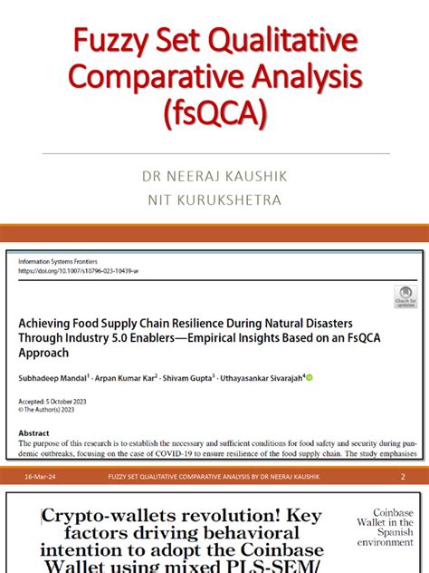 Fuzzy Set Qualitative Comparative Analysis Fsqca Pdf Scientific