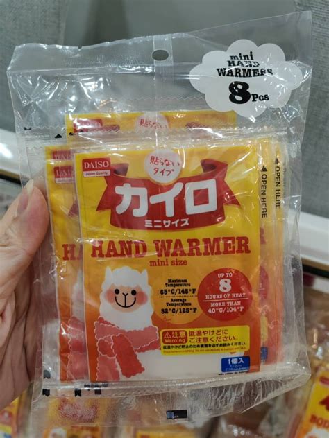 Hot Item Travelling New Warmer Heat Pack Daiso Warmer Keep Warm Body