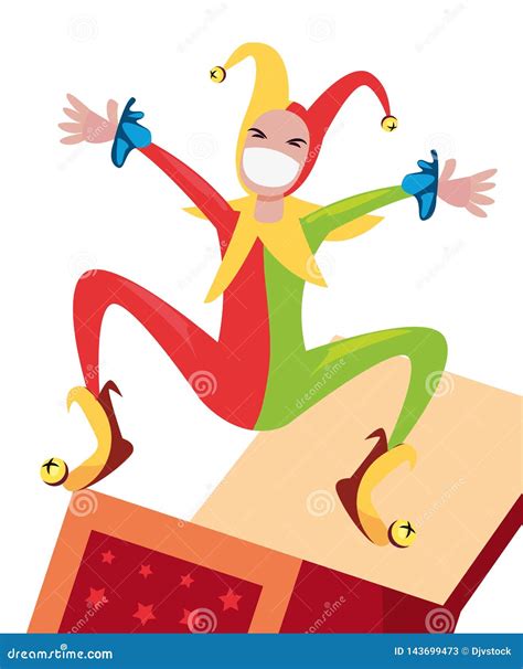 Jack In The Box April Fools Stock Illustration Illustration Of