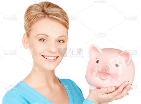 小猪扑满 女人 可爱的 美 青少年 储蓄 水平画幅 美人 竞技运动 青年人