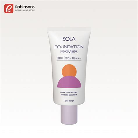 Sola Foundation Primer Spf50pa Light Beige 30ml Lazada Ph