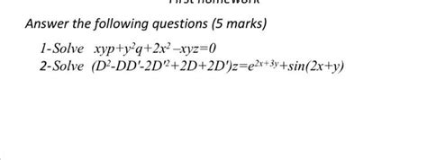 solved answer the following questions 5 marks 1 solve