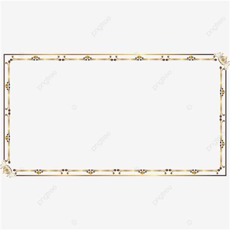The Latest Rectangular Border Decoration Vector The Latest