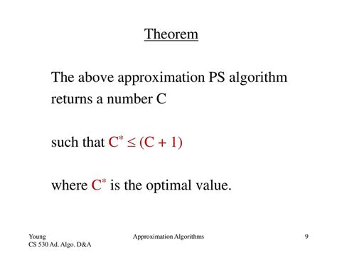 Approximation Algorithms Ppt Download
