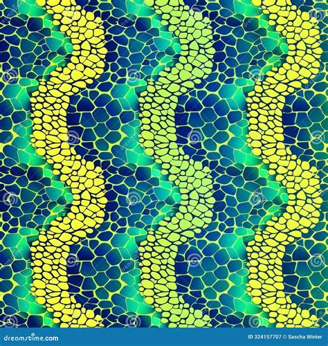 Neon Python Skin Pattern Stock Image Image Of Pattern 324157707