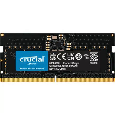 Crucial 8gb 16gb 32gb Ddr5 4800 Mhz Sodimm Laptop Memory Bermor