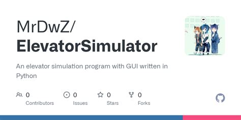 Github Mrdwz Elevatorsimulator An Elevator Simulation Program With Gui Written In Python