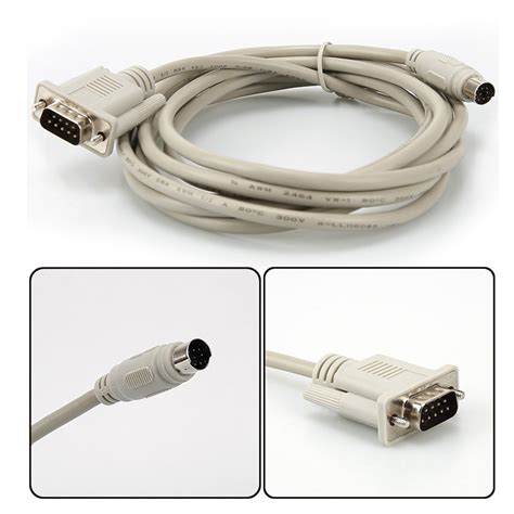 Db9 Macho A Mini6 Macho Logitech Serial Cable De Mouse Comenzar Conector Scsi De China Y