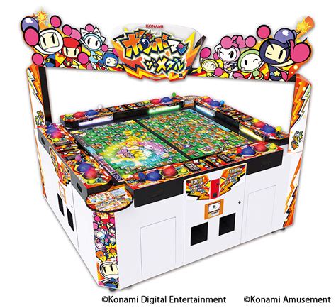 コナミアミューズメント、爽快アクションメダルゲーム『ボンバーマン・ザ・メダル』を全国のアミューズメント施設にて順次稼働開始！ Gamebiz