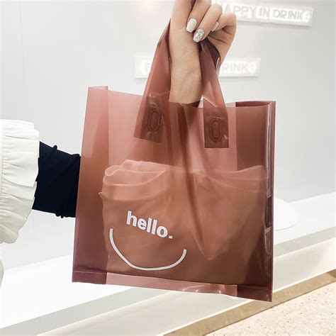【客製化】禮品包裝袋 服裝店 手提袋 禮品 包裝 購物袋 訂製 Logo 塑膠 透明裝 衣服 女裝 袋子 定做 蝦皮購物