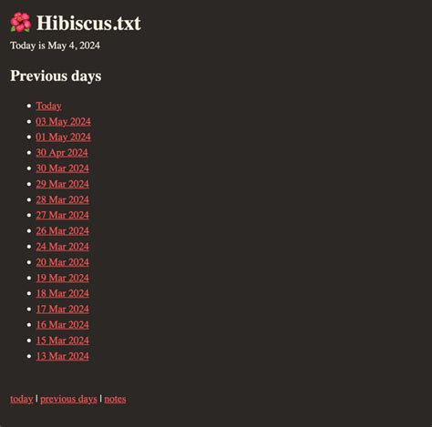 I Made A Very Simple Plaintext Diary Rselfhosted