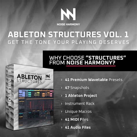 introducing ableton structures wavetable a premium presets pack for