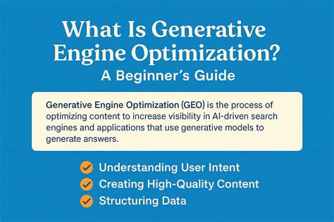 Generative Engine Optimization Beginner’s Guide