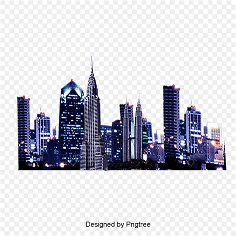 城市背景圖案素材 Png和向量圖 透明背景圖片 免費下载 Pngtree