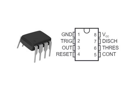 Texas Instruments Ne555 Timer Ic 555 Oscillator Ic Pdip8 Mirai Multi