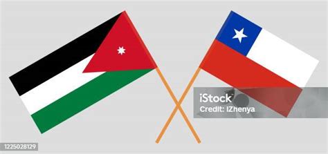 요르단과 칠레의 교차 국기 0명에 대한 스톡 벡터 아트 및 기타 이미지 0명 경쟁 공동체 Istock