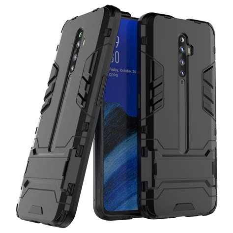 Slim Armour Tough Shockproof Case For Oppo Reno2 Z Black