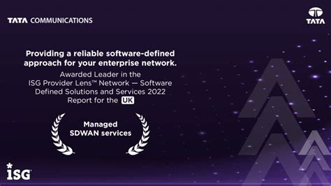 Tata Communications On Linkedin Sdwan