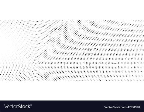 Radial Halftone Dots Overlay Texture Dotted Vector Image
