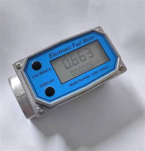 Electronic Aluminum Turbine Pulser Digital Diesel Fuel Flow Meter
